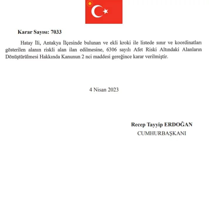 Antakya’da riskli alan harita kararı! - iskenderun