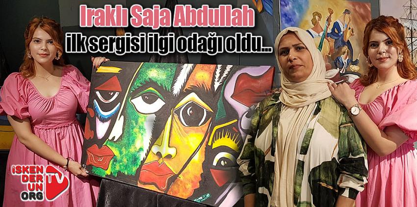 Iraklı Saja Abdullah’ın soyut resim sergisi ilgi gördü - iskenderun